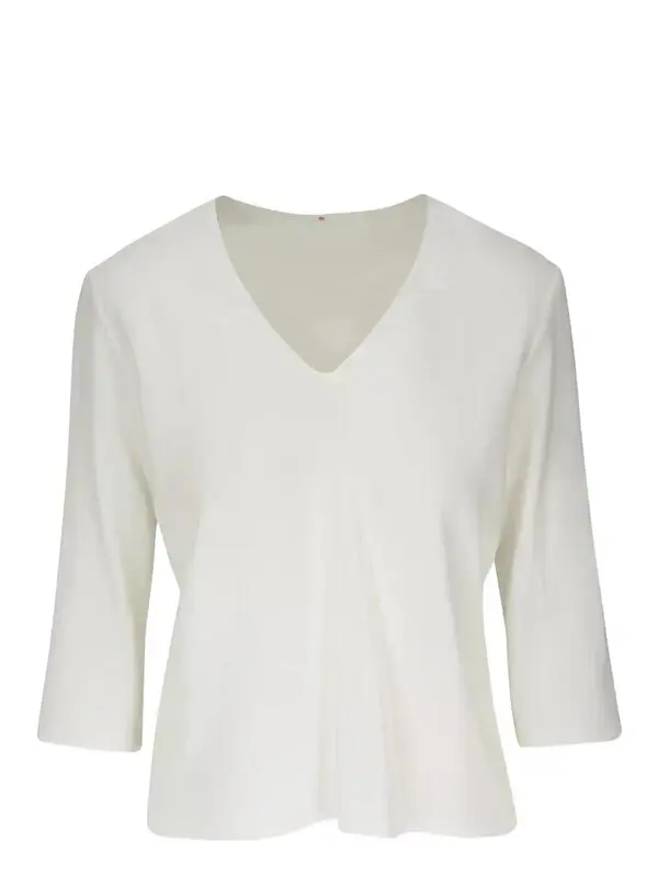 PETER COHEN V-neck Top - White