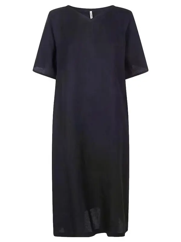 Liviana Conti Natalie V-neck Dress - Blue