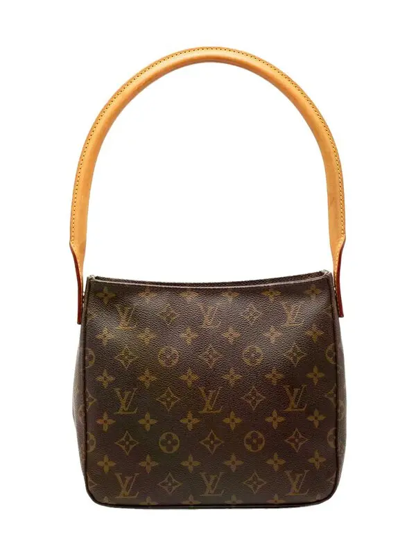 LOUIS VUITTON 2002 Monogram Looping Mm - Brown