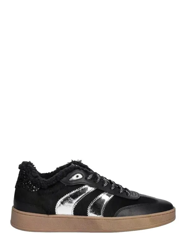 CRIME LONDON Lace-up Fastening Sneakers - Black