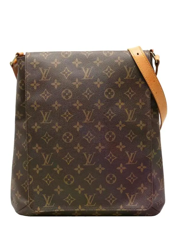LOUIS VUITTON 2001 Monogram Musette Salsa Gm - Brown