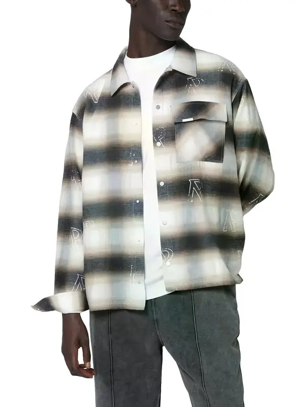 REPRESENT Check Shirt - Neutrals
