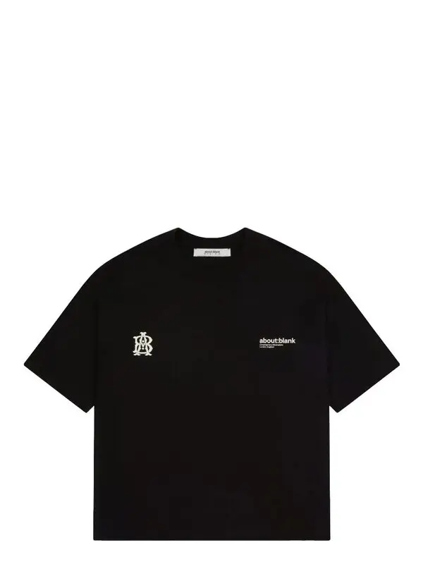 ABOUT:BLANK Crew-neck T-shirt - Black