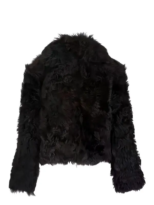 TWP Sylvia Fur Jacket - Black