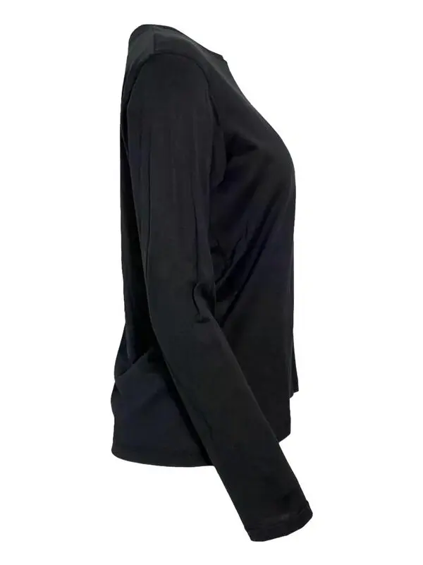 Balmain Embroidered Long-sleeve T-shirt - Black