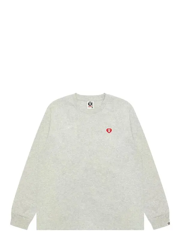 AAPE BY *A BATHING APE Aape Logo Appliqué T-shirt - Grey