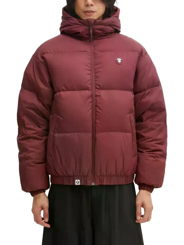 AAPE BY *A BATHING APE Hooded Padded Jacket - Red