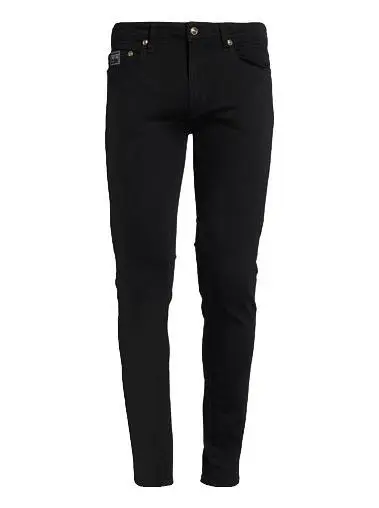 Versace Skinny Fit Jeans In Stretch Denim - Black