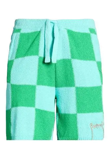 BARROW Knitted Checked Shorts - Green