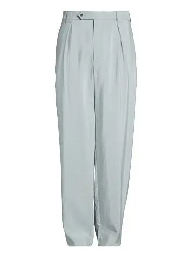 Giorgio Armani Crepe Wide Leg Pants - Sage Green