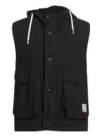 Emporio Armani Sleeveless Ripstop Vest - Black