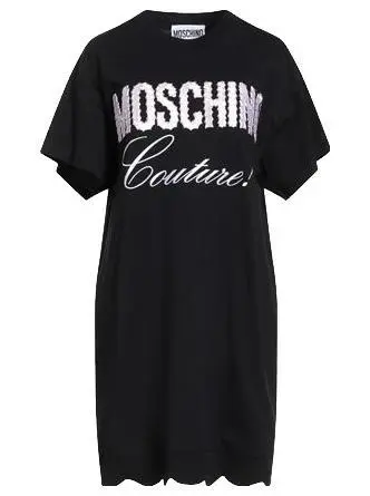 Moschino Couture Mini T-shirt Dress - Black