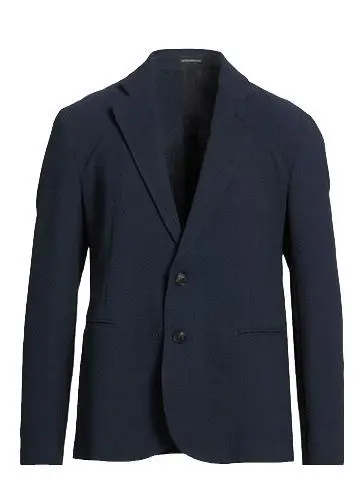 Emporio Armani Blazer Size Virgin Wool, Polyamide, Elastane - Navy