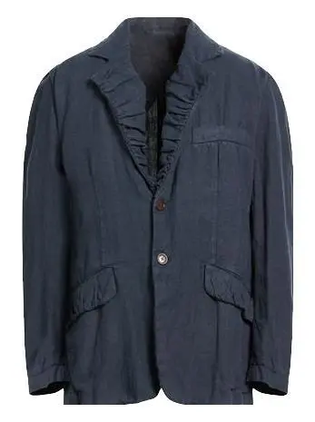 VIVIENNE WESTWOOD Single-breasted Linen Blazer - Navy