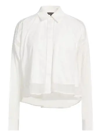 Rag & Bone Woven Organza Shirt - White