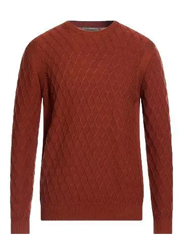 EREDI DEL DUCA Solid Crewneck Sweater - Brown