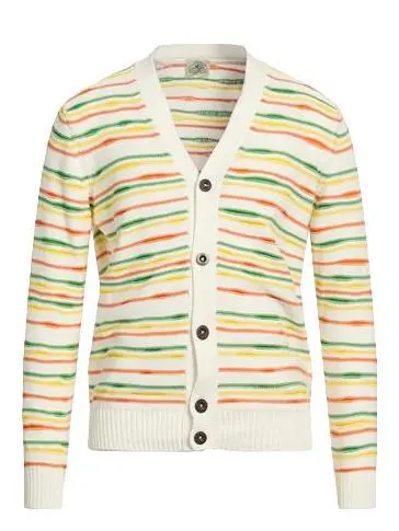 MQJ Intarsia-knit Cotton Cardigan - White