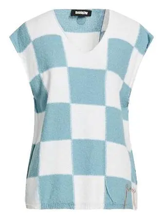 BARROW Cotton And Polyamide Sweater - Azure