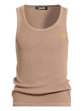 BARROW Tank Top Taupe Size Cotton - Grey