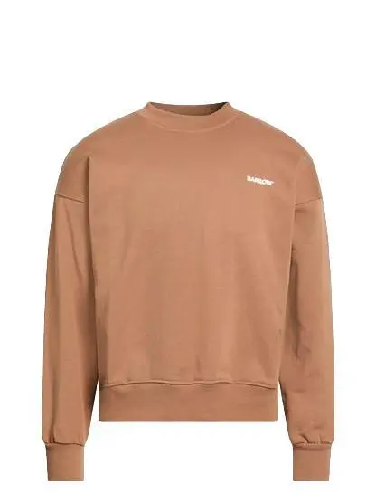 BARROW Cotton Terry Crewneck Sweatshirt - Beige