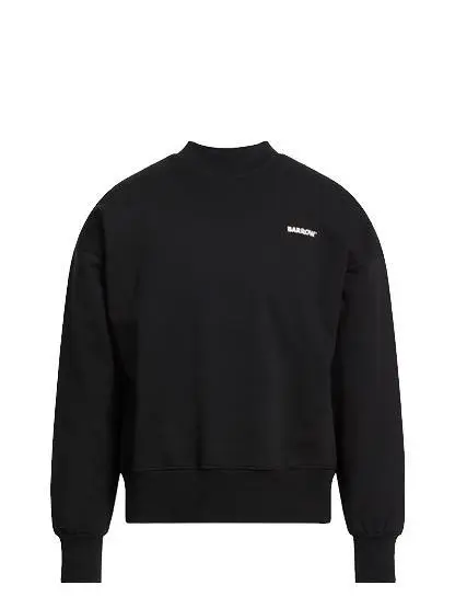 BARROW Cotton Terry Crewneck Sweatshirt - Black