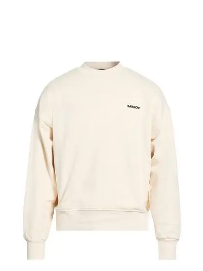 BARROW Cotton Terry Crewneck Sweatshirt - White