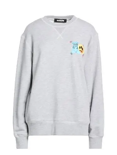 BARROW Printed Cotton Terry Sweatshirt - Grey