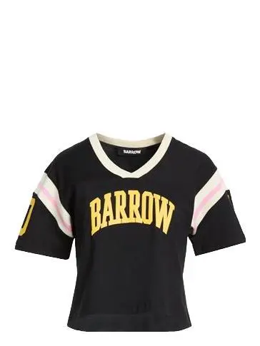BARROW Logo-print Jersey T-shirt - Black