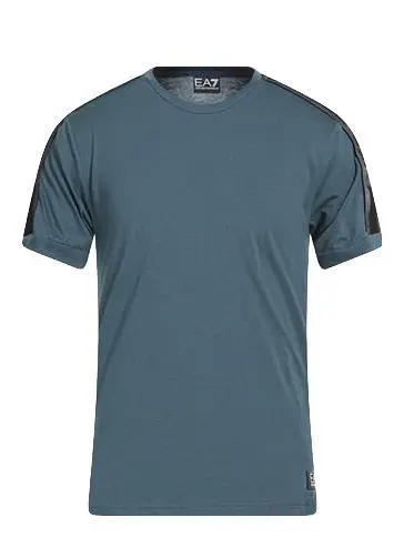 EA7 T-shirt Size Polyester, Polyamide, Elastane - Blue