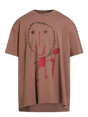 VIVIENNE WESTWOOD T-shirt Chocolate Size Cotton, Elastane - Brown