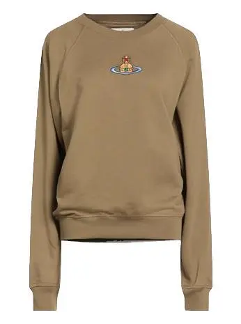 VIVIENNE WESTWOOD Cotton French Terry Sweatshirt - Khaki