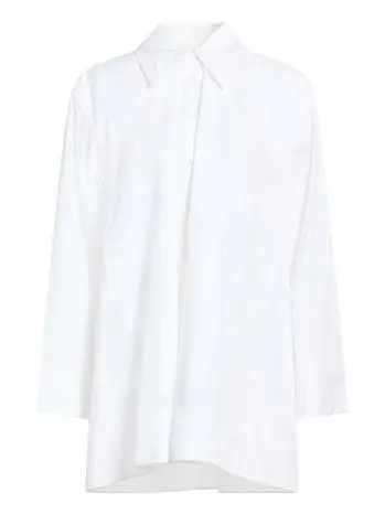 JIL SANDER Oversized Poplin Shirt - White