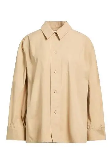 JIL SANDER Poplin Button-down Shirt - Beige
