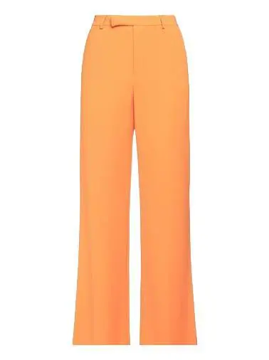 SIMONA CORSELLINI Flared Slim-leg Crepe Pants - Orange