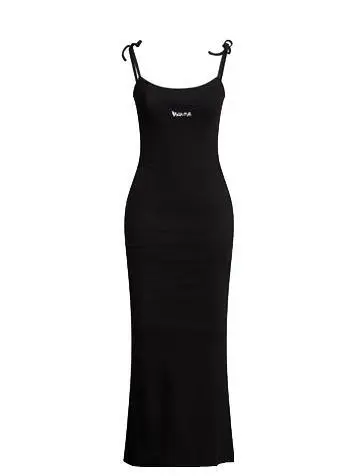 DISCLAIMER Flared Maxi Dress - Black