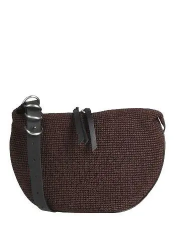 Rag & Bone Cross-body Bag In Paper Yarn With Leather Trims - Brown