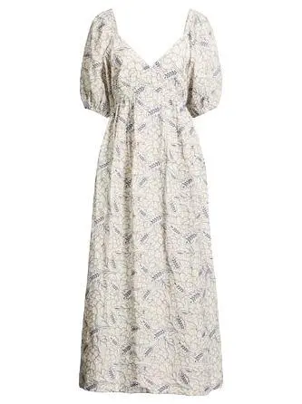 Paul & Joe Ivory Floral-print Maxi Dress - White