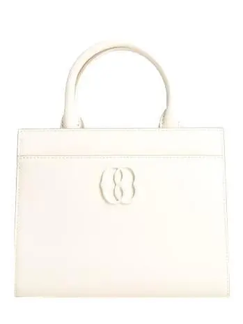 Bally Leather Tote Handbag - Off White