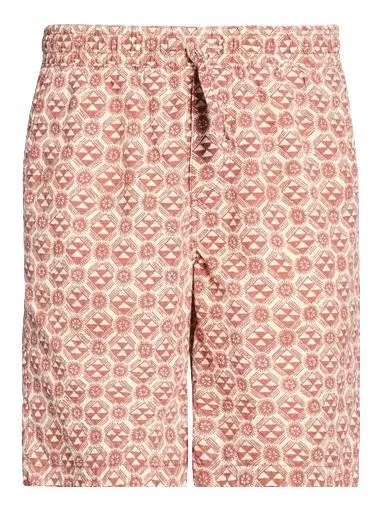 JACK & JONES Woven Two-tone Casual Shorts - Red