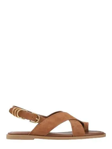 Rag & Bone Leather Thong Sandals - Brown