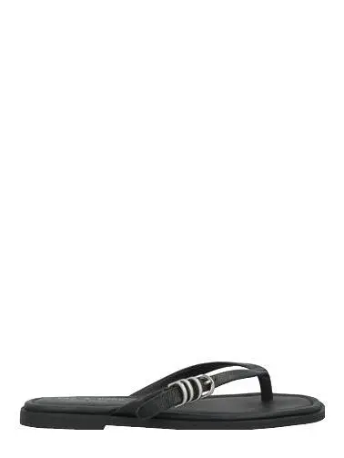 Rag & Bone Thong Sandal In Leather - Black