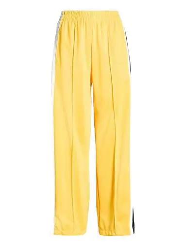 DISCLAIMER Embroidered Logo Track Pants - Yellow