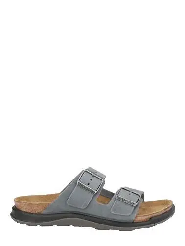 BIRKENSTOCK Leather Tie-dyed Sandals - Grey