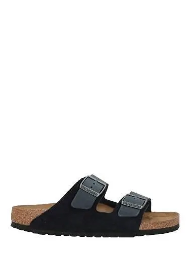 BIRKENSTOCK Sandals In Midnight Leather - Blue
