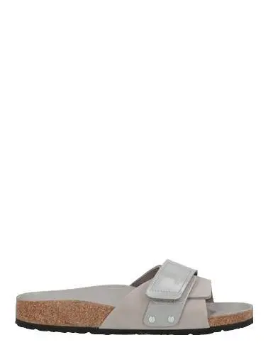 BIRKENSTOCK Oita Leather Sandals - Grey