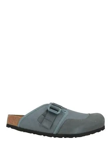BIRKENSTOCK Slate Synthetic Mules & Clogs - Blue