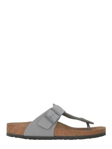 BIRKENSTOCK Thong Sandals In Textile Fibers - Grey