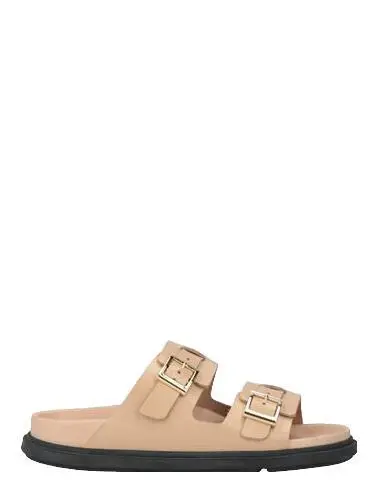 BIRKENSTOCK Leather Sandals - Beige