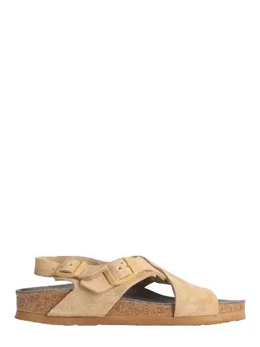 BIRKENSTOCK Tulum Leather Sandals - Beige