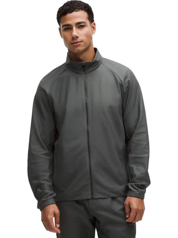 Lululemon Knit Warm-up Jacket - Onyx Grey/onyx Grey